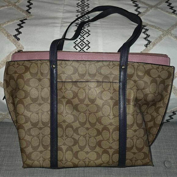 Coach | Bags | Coach May Tote In Colorblock Signature Canvas | Poshmark